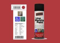 China AEROPAK 500ML Line Marking mars red Spray Paint for wall with SGS for sale