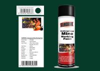 China AEROPAK 500ML Underground Mine Marking Spray Paint pose green for construction with ROHS for sale