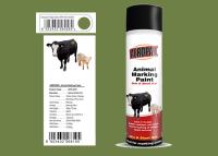 China Fridge Green Color Marking Spray Paint , Animal Marking Paint Good Adhesiveness For Pig for sale