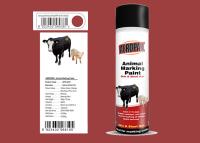 China MSDS Animal Marking Paint Minibus Red Color For Cattles 0.3 - 0.5 Mpa Pressure Inside for sale