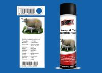 China Great Adhesiveness Animal Marking Paint 0.5L With Blue Color APK-6821-9 for sale