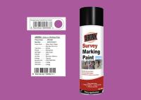 China Deep Viole Marking Spray Paint , Survey Marking Paint For Bitumen 235g for sale