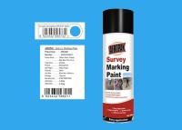 China ROHS Survey Marking Paint Jiefang Blue Color For Concrete 99 % Spray Rate for sale