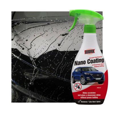 China 500ml Car Paint Nano Coating Hydrophobic Ceramic Spray for Auto Protection for sale