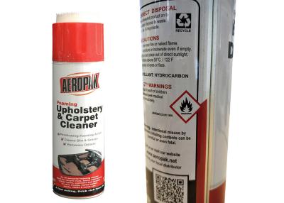 China Non Irritating Car Care Products , All Purpose Foam Cleaner For Velour Seats for sale