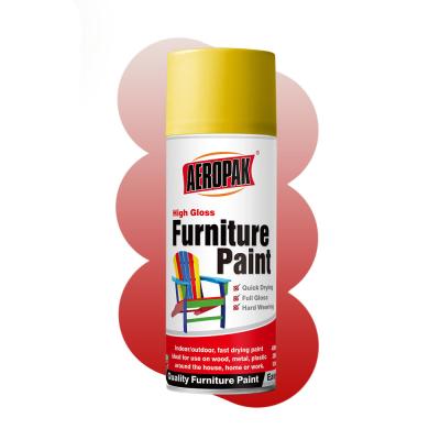China Aeropak 400ml Odorless Furniture Spray Paint with 3 Years Shelf Life for Wood and Multi-Surface for sale