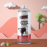 China 500ml Aerosol Animal Marking Spray Paint with 3 Years Shelf Life, Fast Drying and Customized Colors for Livestock for sale