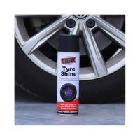 China Aeropak 500ml Aerosol Customized Car Care Tire Brightener & Shine Wax Blackening Spray Model APK-8309 3-Year Expiration for sale