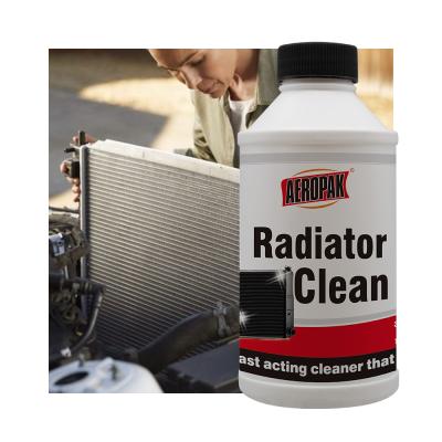 China Aeropak 325ml 390g Plastic Bottle Car Care Automotive Engine Liquid Radiator Cleaning Agent Cooling System Radiator Cleaner 3 for sale