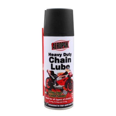 China AEROPAK High Quality Penetrating Heavy Duty Chain Lube 200ml Aerosol Spray Lubricant Motorcycle Bicycle No Splatter Formula 3 for sale