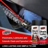 China AEROPAK 200ml Aerosol Car Bike Motorcycle Care Industrial Solution for Bicycle Chain Lubricating Oil Spray for sale