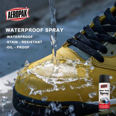 China Aeropak Aerosol Spray 120g Tinplate Waterproof Water Repellent Liquid Coating for Clothes Shoes Leather Fabric 3-Year Expiration for sale
