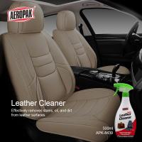 China Aeropak 500ml Mild Formula Deep Cleaning and Restoration Genuine Leather Cleaner Spray for Car Leather Seat and Home Care for sale