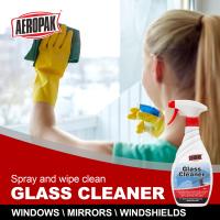 China Aeropak 500ml Car Window Glass Cleaner Liquid Agent Mirror Glass Cleaner Spray for Automotive & Household Water Stain Remover for sale