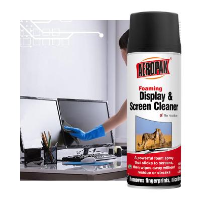 China Aeropak 200ml Aerosol Eco-Friendly Alcohol-Free Anti-Static Streak Free Fast-Drying Multi-Purpose Customized Colors Screen for sale