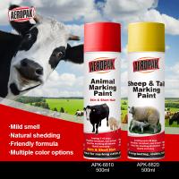 China Professional 500ml Livestock Breeding Estrous Marker Spray Paint Wholesale Private Label Heat Detection Tail Marking Premium for sale