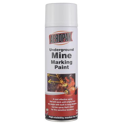 China AEROPAK Underground Mine Marking Aerosol Spray Paint Quick Drying All Animals Long Lasting Non-flammable Non-clogging for sale