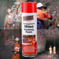 China AEROPAK Underground Mine Marking Aerosol Spray Paint Quick Drying All Animals Long Lasting Non-flammable Non-clogging for sale