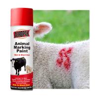 China AEROPAK OEM Aerosol 500ml Wholesale Price Animal Marking Spray Paint Acrylic-based with Different Colors for Skin & Short Hair for sale