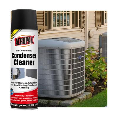 China Aeropak 500ML Fast-Acting Aerosol Condenser Cleaner Foam-Type for All Condensers Removes Oil and Dirt for sale