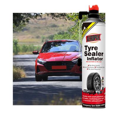 China Aeropak 650ml Aerosol Emergency Tubeless Tire Inflator & Flat Tire Puncture Repair Sealer with 3-Year Expiration for sale