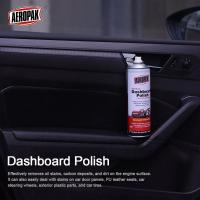China Aeropak 500ml Car Care Products Cockpit Dashboard Wax Polish Cleaner Spray for Leather for sale