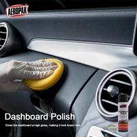 China Aeropak 500ml Car Care Products Cockpit Dashboard Wax Polish Cleaner Spray for Leather for sale