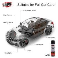 China Aeropak 500ml Car Care Products Cockpit Dashboard Wax Polish Cleaner Spray for Leather for sale