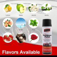 China Aeropak 500ml Car Care Products Cockpit Dashboard Wax Polish Cleaner Spray for Leather for sale