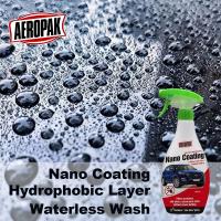 China Aeropak 500ml Bottle Polishing Painting-Easy Spray Nano Car Coating Hydrophobic Spray Suitable for All Car Surfaces for sale