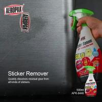 China Aeropak High Quality 500ml Bottle Car Label Adhesive Glue Sticker Remover Agent Car Window Sticker Remover Cleaner Spray for sale