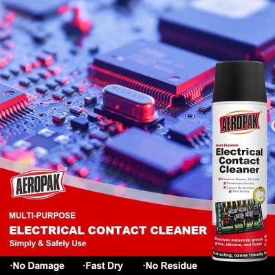 China Aeropak 500ml Aerosol Fluid & Chemicals High-Efficiency Electronic Contact Cleaner Precision Electronics Lubricant Product Spray for sale