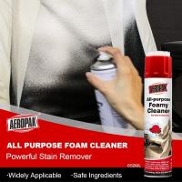 China Aeropak 650ml Foam Cleaner Aerosol for Multiple Surfaces (RoHS REACH SGS) for sale