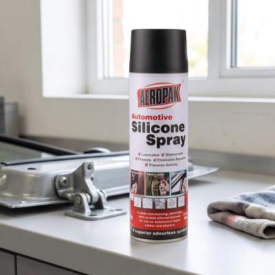 China Aeropak Multi Purpose Non-Staining Silicone Spray for sale
