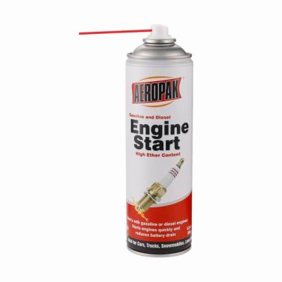 China MSDS Certified 500ml Aeropak Engine Starter Spray for Gasoline and Diesel Engines for sale