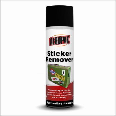 China 500ml Eco-friendly Adhesive Remover Spray with LPG Gas for Industrial Cleaning for sale