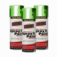 China 450ML Aerosol Spray Paint Tinplate Can AEROPAK ISO9001 Fluorescent for sale