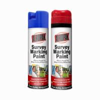 China Aeropak 500ml Survey Marking Spray Paint Metal Can Bean Green Color for sale