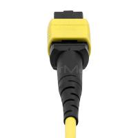 China MPO Female to Female Trunk Cable 12 Fibers OM3 50/125μm Type A - 400m 10G Distance for sale