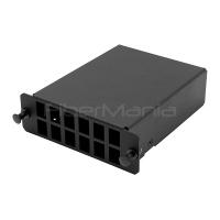 China 24 Fiber MPO Male to LC Duplex Single Mode OS2 High Density Module 12 Ports with 0.7dB Insertion Loss for sale