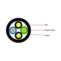 China Customized 2-Core Single Mode Base Station Fiber Optic Cable with 7.0mm OD and -40°C to +80°C Operating Temperature for sale
