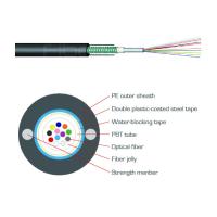 China GYXTW Central Loose Tube Outdoor Fiber Optic Cable Single Mode 12 Core 8.0mm 65kg/km for sale
