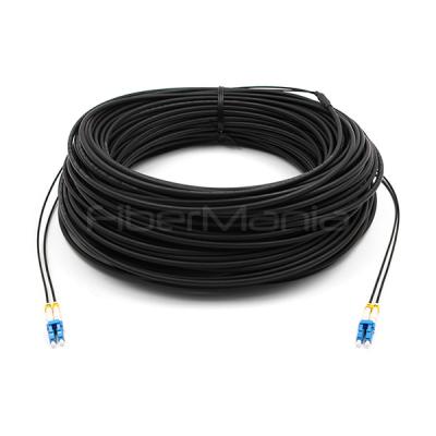 China FTTA Outdoor Armored LC/UPC-LC/UPC 2 Cores OS2 LSZH Patch Cord - 5.0mm Diameter, -40°C to 85°C Operating Temperature for sale