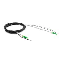 China FTTA CPRI Outdoor Fiber Patch Cord LC APC-LC APC 2 Cores OS2 LSZH 4.8mm Black Jacket for sale