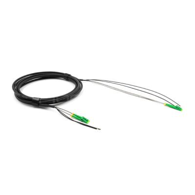 China FTTA CPRI Outdoor Fiber Patch Cord LC APC-LC APC 2 Cores OS2 LSZH 4.8mm Black Jacket for sale