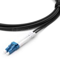 China FTTA FullAXS to LC UPC Patch Cord 2 Cores 9/125 OS2 TPU Jacket 4.8mm with 200/400N Tensile Strength for sale