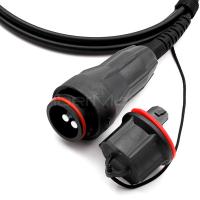 China FTTA FullAXS to LC UPC Patch Cord 2 Cores 9/125 OS2 TPU Jacket 4.8mm with 200/400N Tensile Strength for sale