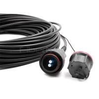 China FullAXS to ODC Socket FTTA Patch Cord 2-Core OS2 Single Mode 4.8mm TPU Jacket for Outdoor Fiber Optic Applications for sale