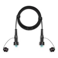China Black Outdoor IP67 Waterproof LC UPC Duplex Fiber Connector 50/125 OM3 for FTTA LTE Applications for sale