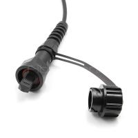 China ODVA MPO to LC UPC 12-Core Armored Fiber Patch Cord 5.0mm LSZH Jacket -40°C to +70°C for sale